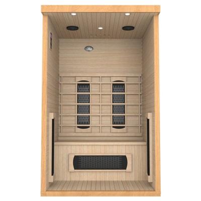 Cina Stanza elettrica rossa di sauna di Cedar Wooden Pure Infrared Home per forma fisica del corpo in vendita