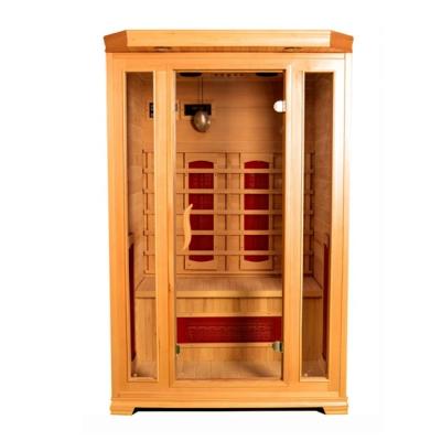 Cina Stanza infrarossa di sauna della persona domestica su ordinazione della cicuta 2 con ossigeno Ionizer in vendita