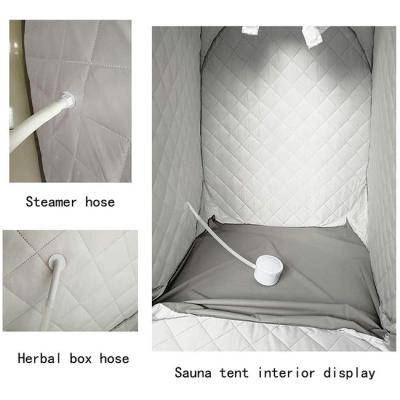 Cina Stazione termale portatile della tenda di sauna del vapore della persona piena del corpo uno del ODM con il cappello in vendita