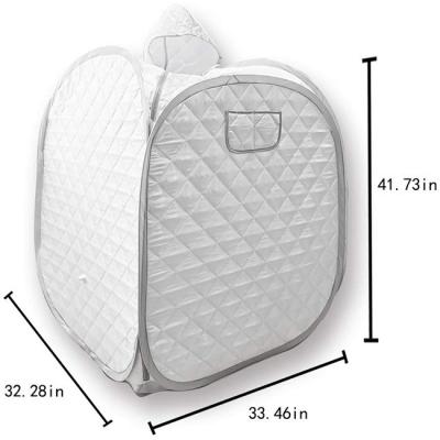Cina Stazione termale portatile della tenda di sauna del vapore della persona piena del corpo uno del ODM con il cappello in vendita