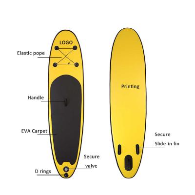 Cina bordo di pagaia gonfiabile del Sup di esplosione di 10cm per la concorrenza di yoga di turismo della spuma in vendita