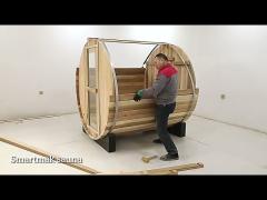 Outdoor Barrel Sauna