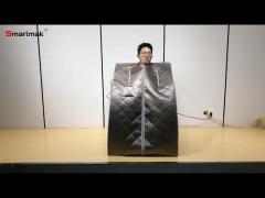Sauna domestica del vapore di terapia della tenda infrarossa portatile asciutta di sauna 1 persona 800W