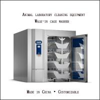 Quality 120 - 240 IVC Cages Lab Animal Equipment 30KW Single Door Walk In Cage Washer for sale