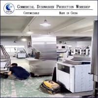 China Flat Commercial Dishwasher Machine Automatic Tableware Cleaning Machine for sale