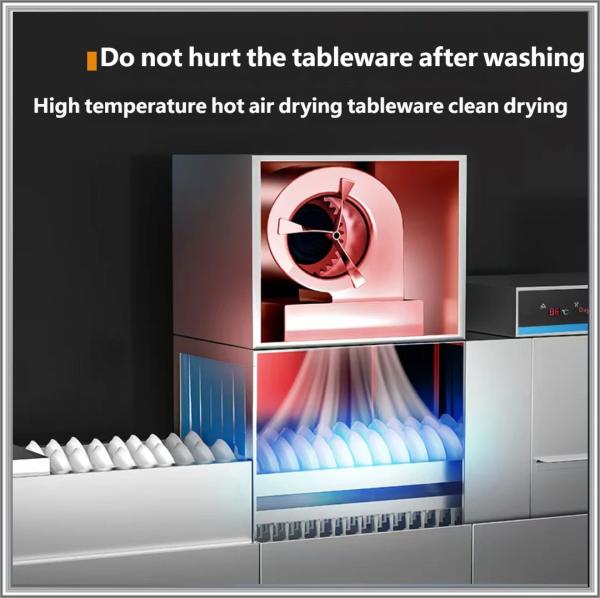 Quality Nine Meter Large Capacity Dishwasher 5000 Plates Hourly Continuous Cleaning for sale