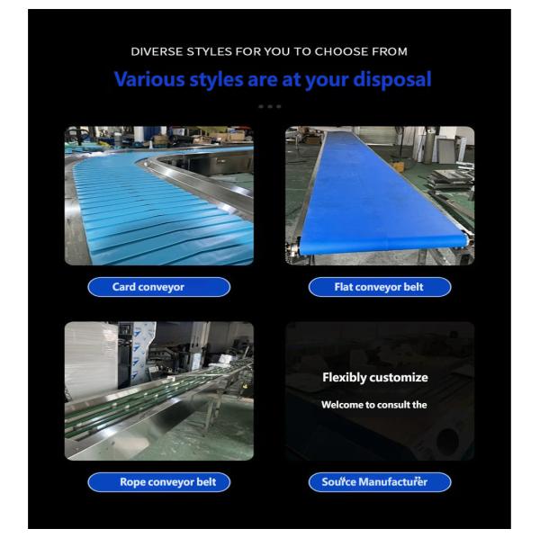 Quality Canteen Tableware Recycled Conveyor Belt For E Commerce Warehouse Packing for sale