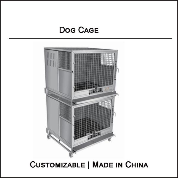 Quality Stackable Laboratory Dog Cage Stainless Steel Canine Housing Unit for sale