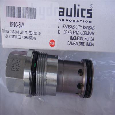 중국 SUN 오버플로우 밸브 RPIC-8WV 산업 압력 조절 최대 작동 압력 5000 Psi 판매용