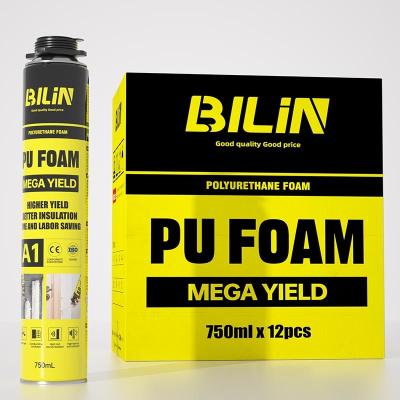 China OEM Windows Doors Mounting Foam Multipurpose Pu Foam Spray Gap Fill Spray Pu Foam for sale