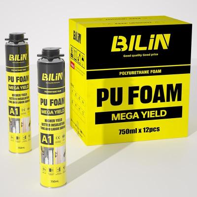 China High Yield Pu Sealant Installation Hardener Chemical Expandable Spray Polyurethane Pu Foam for sale