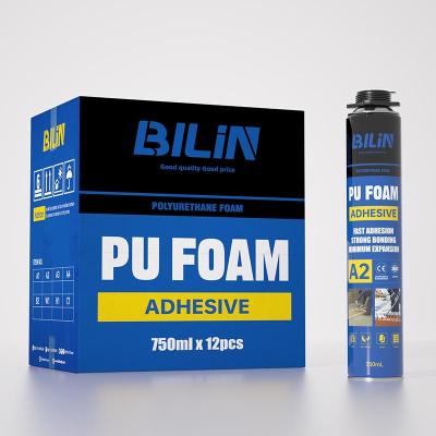 China 750ml Expanding Pu Foam Espuma De Poliuretano Closed Cell Polyurethane Foam For Construction for sale