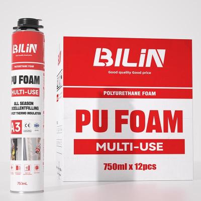 China Spray Polyurethane Foam PU Foam, OEM Multi-Purpose Adhesive for Doors/Windows for sale