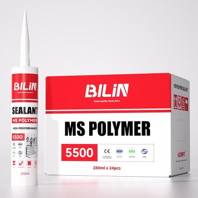 China Crystal Clear MS Polymer Adhesive and Sealant Suppliers BILIN Construction Glue MS Sealant for sale