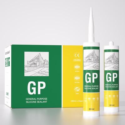 China Waterproof Sealant Construction Glue 100 Silicone Sealant Sausage Uv Marble Silicone for sale