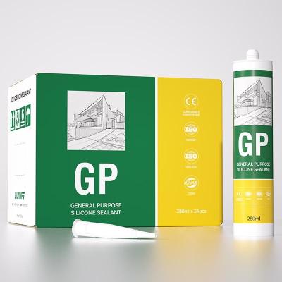 China GP Quick Drying Silicone Sealant for Construction Building Decoration & Transportation Waterproof Adhesive for sale