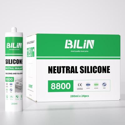 China Silicone Translucent Caulking Waterproof Adhesive Sealant White Neutral Silicone Sealant for sale
