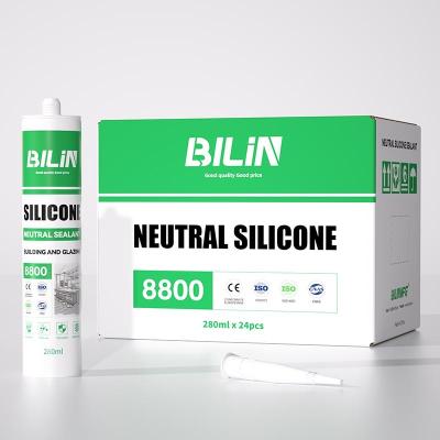 China Sealant Adhesive 280ml/300ml Fast Cure Neutral 100% Silicone Adhesive Silicone Glue Adhesive for sale