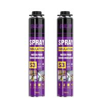 China BILIN S3 Spray Polyurethane Foam 750ml High Adhesion Thermal Insulation for sale