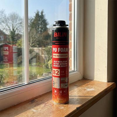 China EI 240 Fire Rated Expanding Foam Sealant High Adhesion Fireproof PU Glue for Construction for sale