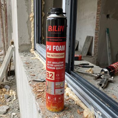 China Custom Brand Fireproof Polyurethane Foam Spray Cheap Price Flame Retardant Expanding Foam Supplier for sale