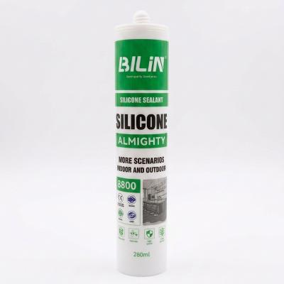 China Silicone Sealant Neutral Silicone Waterproof Sealant Strong Viscosity Ideal for on Concrete Masonry Metal and Glass Surfaces for sale