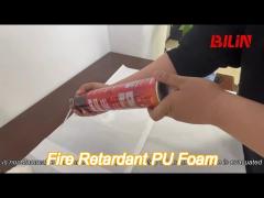b1 din 4102 fire rated expanding pu foam sealant for fire door and window installation