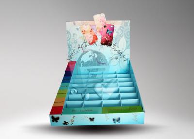 Cina Visualizzatori del contatore del cartone del supermercato del negozio per i Accessaries di Iphone in vendita