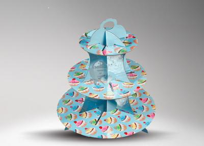 China OEM Children Party POP Cardboard Cup Cake Stand / Advertising Carton Display for sale