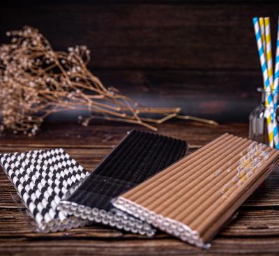 China Eco-Friendly Biodegradable Compostable Paper Straw - Plastic-Free Alternative for Cold Drinks for sale