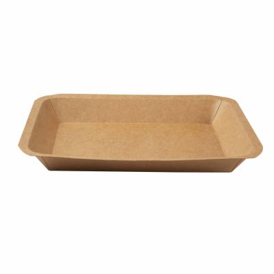 China Flat Shape Paper Tray with 203*163 mm and 248*174 mm Sizes Packed in 150pcs*4packs for sale