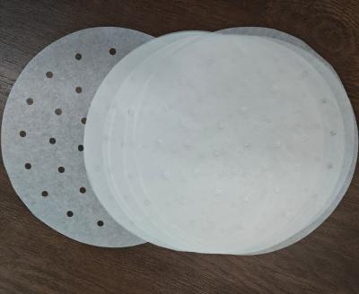 China Disposable Steamer Paper - Air Fryer Paper Liners with Heat Resistant, Oil Proof, and Easy Cleanup Properties for sale