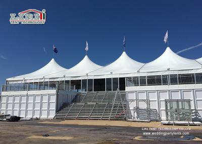 China Events Outoor Clear Span Tents Aluminum Frame With Solid Walls for sale