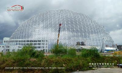 China 55m Diameter Geodesic Dome Tent Half Sphere Tent Strcuture for Grand Event for sale