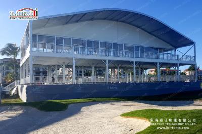 China 50m Width Arcum Shape Double Decker Tents For Outdoor Exhibition Event for sale