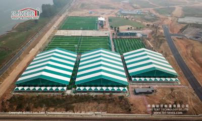 China 1000-3000M² Wind Loading Aluminum PVC Outdoor Sports Tent For Permanent Use for sale