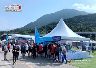 China LIRI 5X5m Aluminum High Peak Pagoda Tents for Sport Games Events for sale