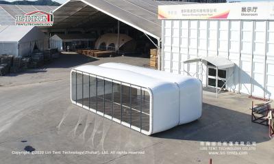 China 10X5M Modular box tent with glass wall for outdoor high end event for sale