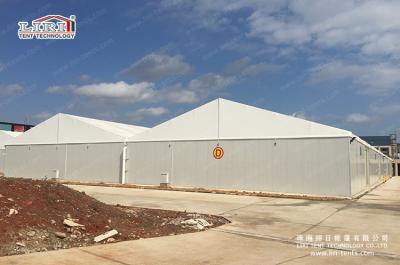 China 20x50m warehouse tent with stronger sandwich wall for temperory or pernament stroage for sale