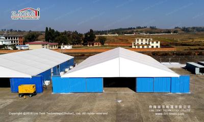 China 20x50m Hangar Tent with Thermo Roof and Sandwich Wall for Aircraft for sale