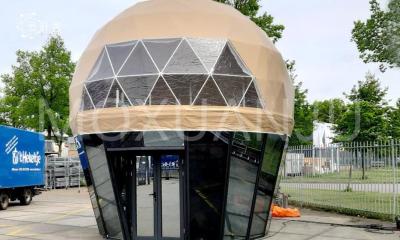 China Special 8m Hot Balloon Glamping tent with 2 floor for Glamping Hotel for sale