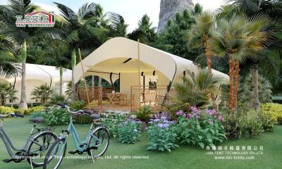 China New design Pattaya Glamping Hotel Tent with large space for outdoor glamping for sale