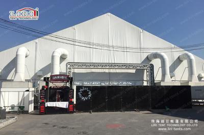 China 40m Portable Aluminum Waterproof Exhibition TFS Tent Structures With Air Conditioner for sale