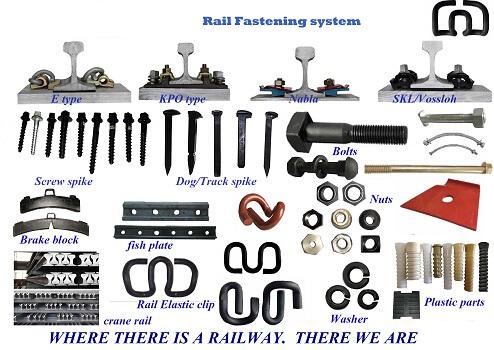 Corrosion Resistance Elastic Rail Clips E Clips Fasteners 12mm - 20mm