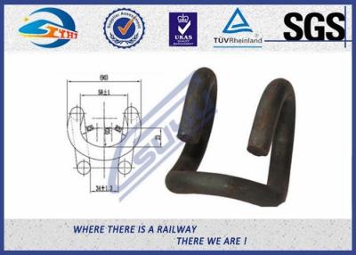 Cina Piastre di fissaggio elastiche degli accessori della pista per lo SGS ferroviario ISO9001 del sistema TUV della legatura in vendita