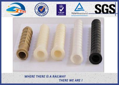 Cina HDPE nero della parte della gomma e della plastica e perno ferroviari PA66 per la vite in vendita