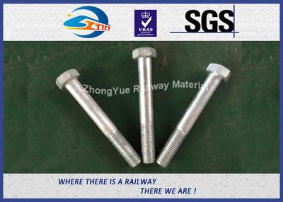 Cina SFORTUNA ferroviaria su ordinazione Bolt dello zinco standard della immersione calda DIN933/di DIN931 ASTM BS GB in vendita