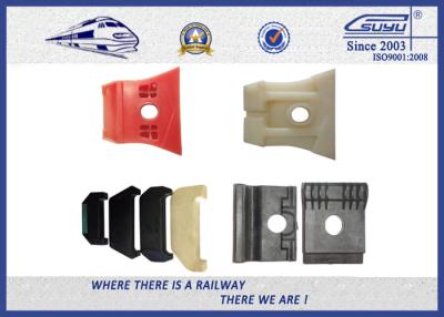 Cina Parte di rinforzo della plastica e della gomma del piatto di guida di angolo dell'isolante della ferrovia del nylon 66 in vendita