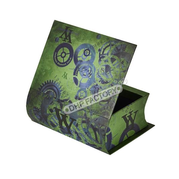 Custom Decor Book Style Rigid Box For Luxury Gift Wrapping Various Coating