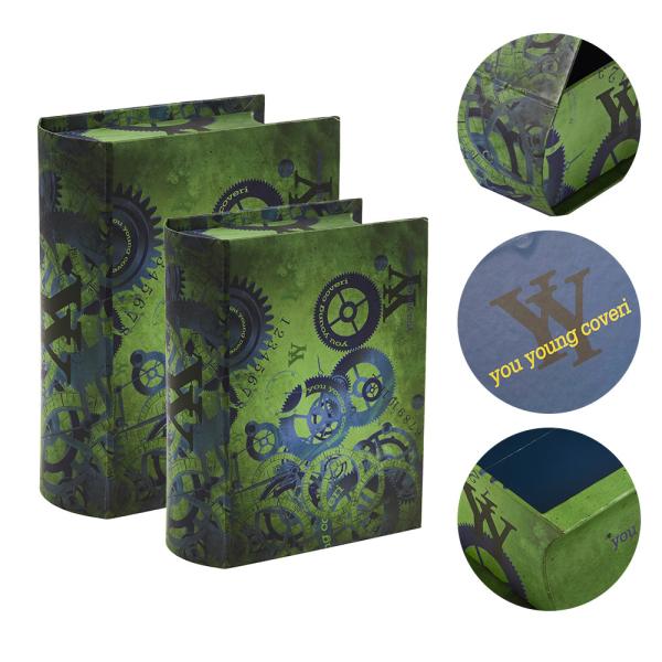 Custom Decor Book Style Rigid Box For Luxury Gift Wrapping Various Coating